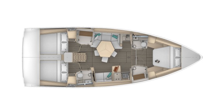 Fiche technique Dufour 44 avec vidéo | SamBoat